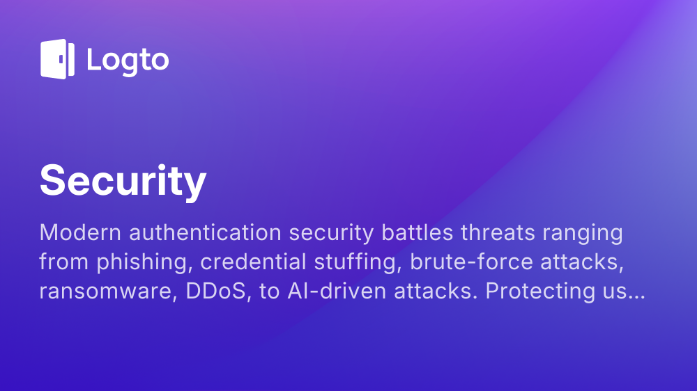 Security | Logto docs